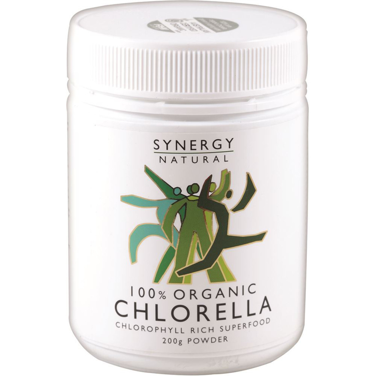 100% Organic Chlorella Powder - Synergy Natural - 200g - Cupboard of Health